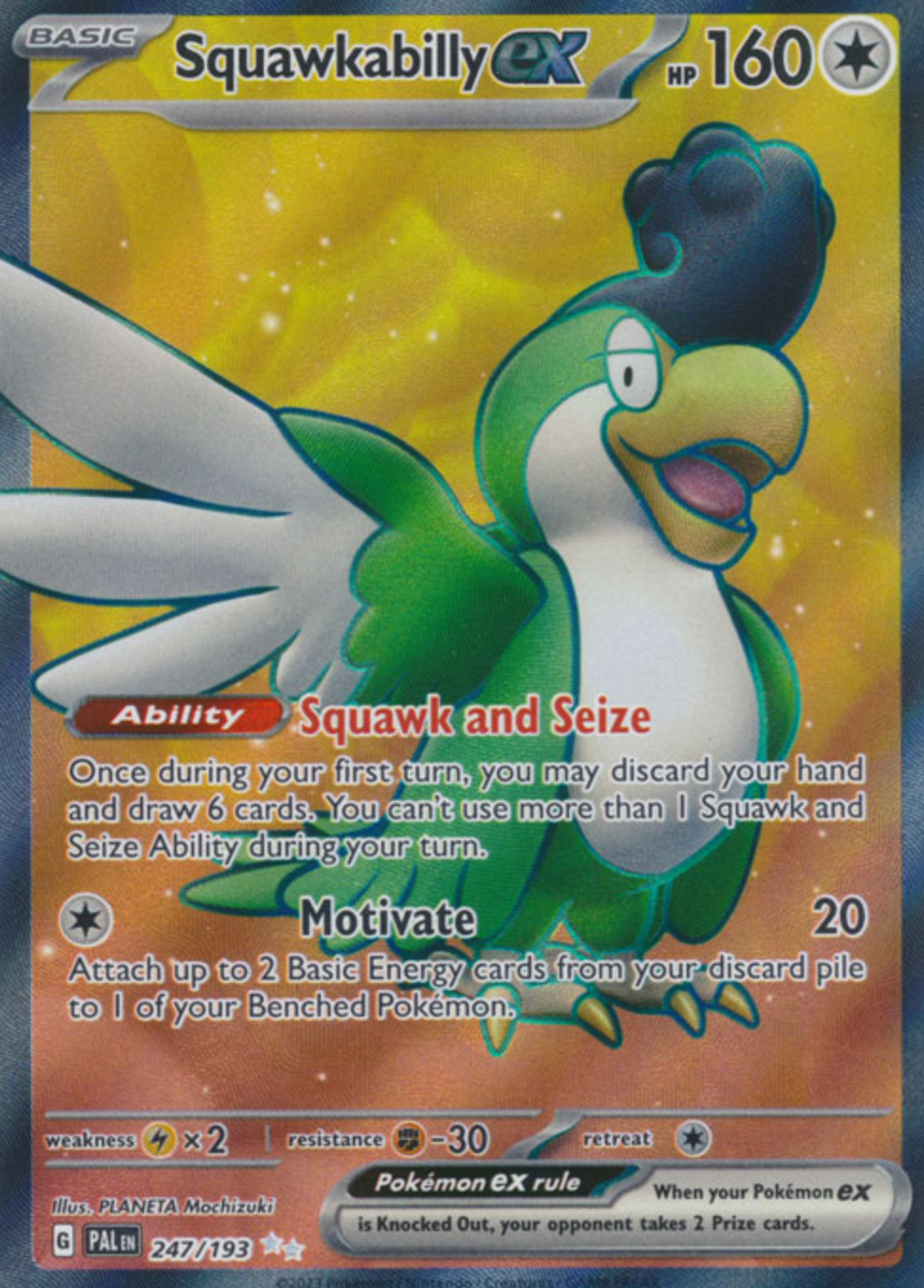 Squawkabilly ex - 247/193 - Full Art Secret Rare – Essential Cards