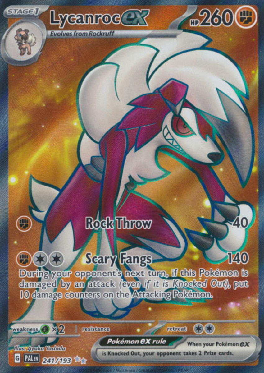 Lycanroc ex - 241/193 - Full Art Secret Rare – Essential Cards
