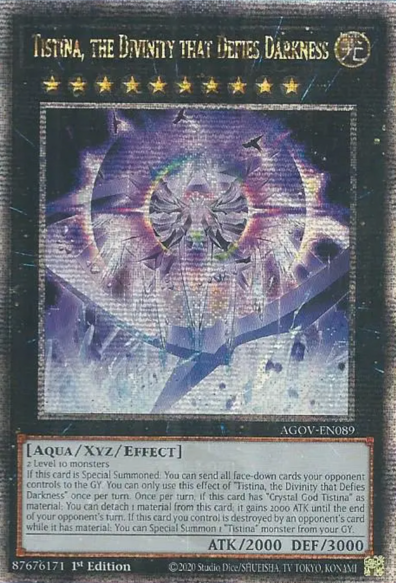 Tistina, the Divinity that Defies Darkness - AGOV-EN089 - Quarter Cent ...