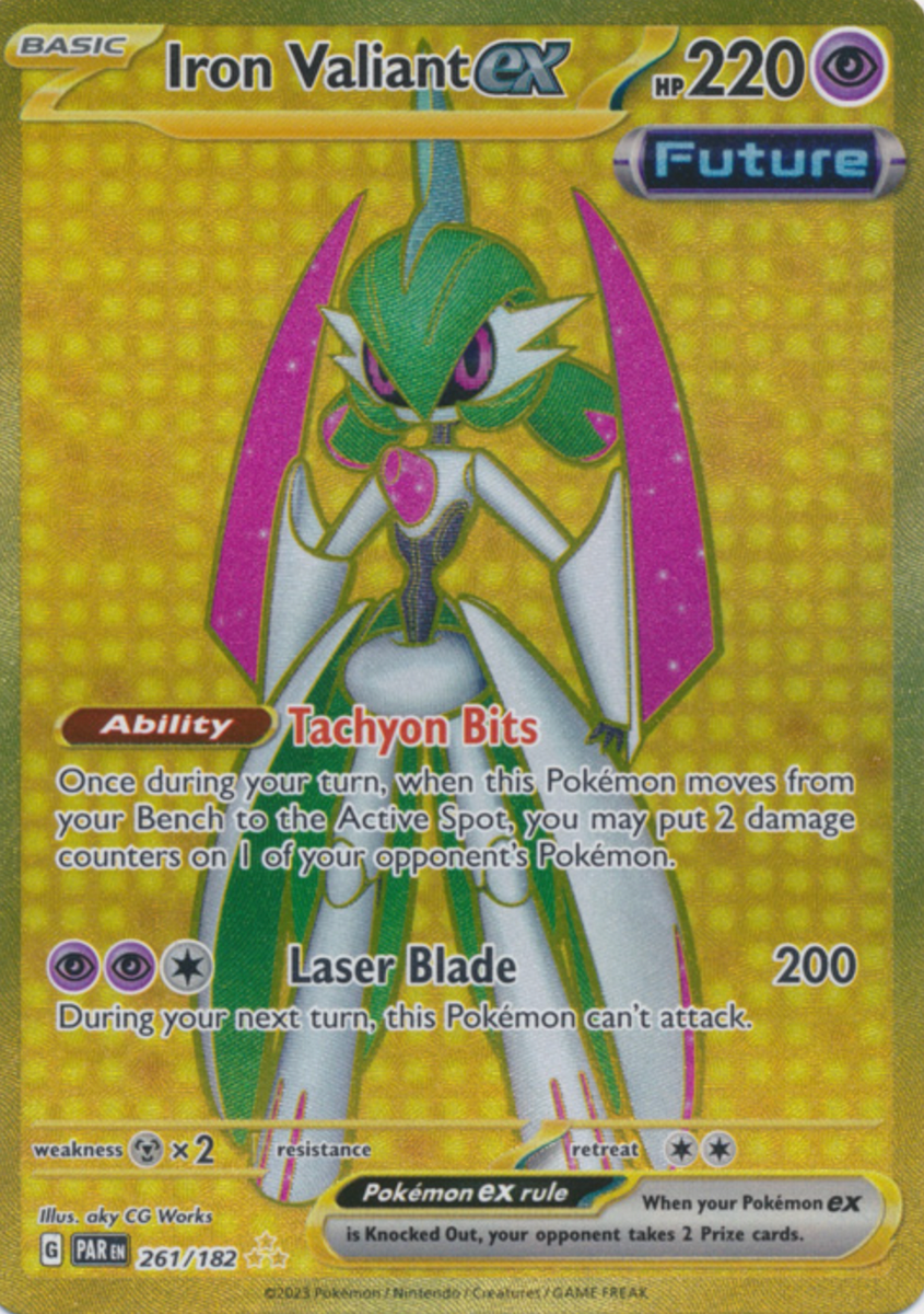 Iron Valiant ex - 261/182 - Gold Secret Rare – Essential Cards