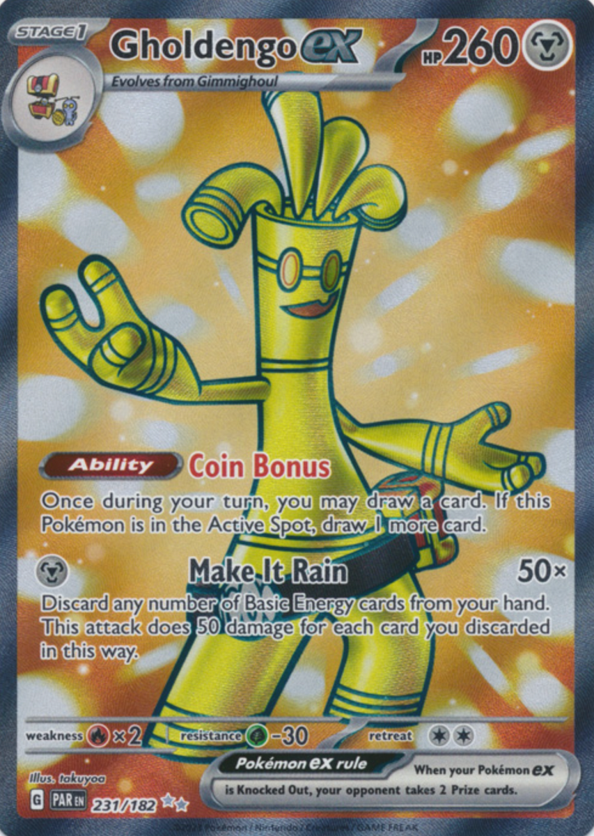 Gholdengo ex - 231/182 - Full Art Secret Rare – Essential Cards
