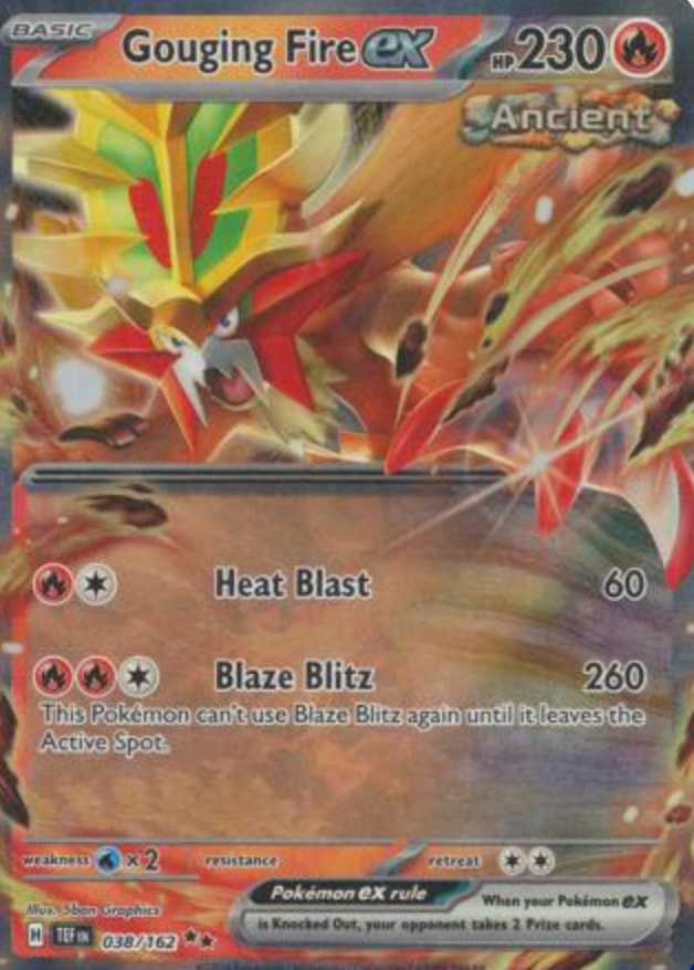 Gouging Fire ex - 038/162 - Ultra Rare – Essential Cards