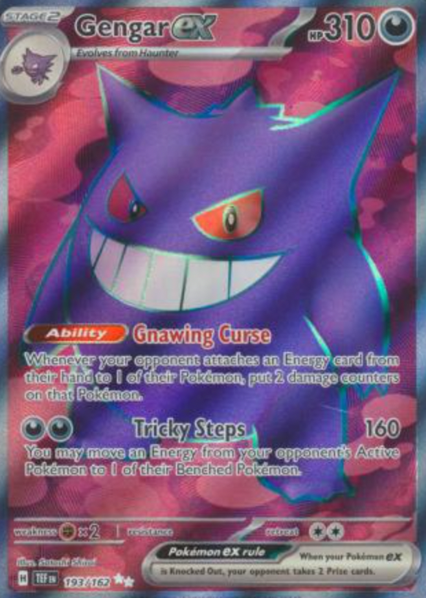 Gengar ex - 193/162 - Full Art Secret Rare – Essential Cards