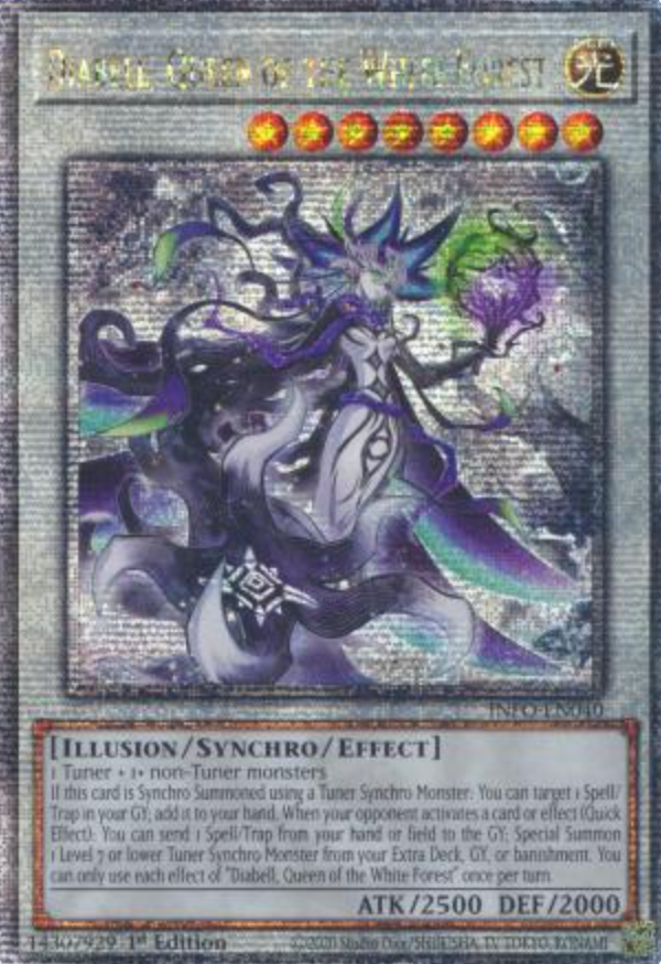 Diabell, Queen of the White Forest - INFO-EN040 - Quarter Century Rare ...