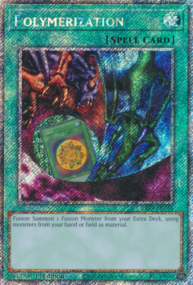 Polymerization (Alt. Art) - RA03-EN051 - Quarter Century Rare 1st Edit ...