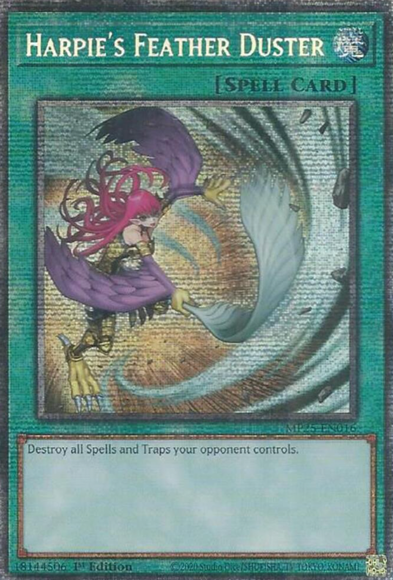 Harpie’s Feather Duster (Alt. Art) - MP25-EN016 - Starlight Rare 1st E ...