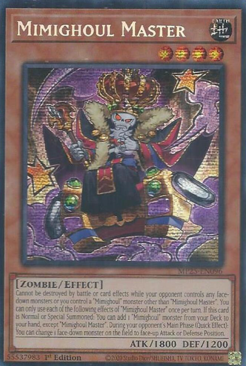 Mimighoul Master - MP25-EN096 - Prismatic Secret Rare 1st Edition ...