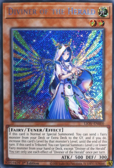 Diviner of the Herald - LIOV-EN000 - Secret Rare 1st Edition ...