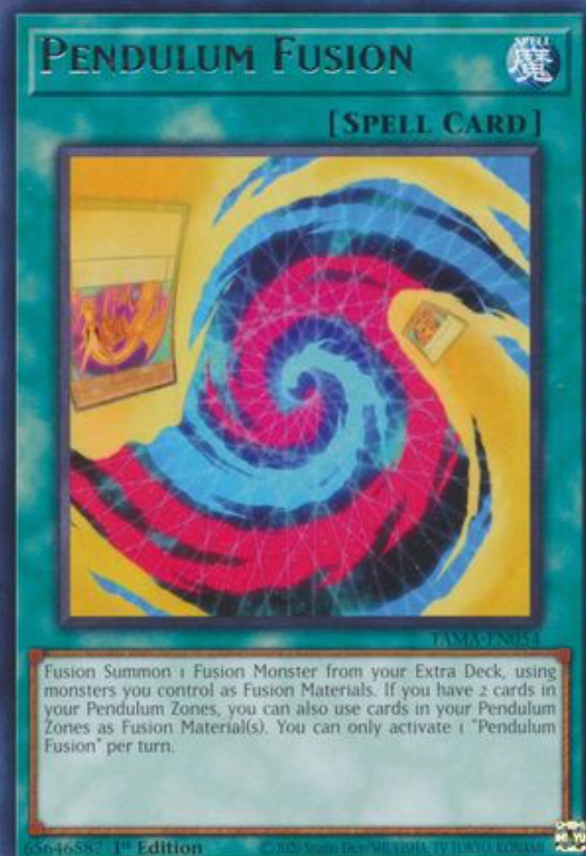 Pendulum Fusion - TAMA-EN054 - Rare 1st Edition – Essential Cards