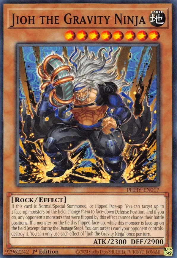Jioh the Gravity Ninja - PHHY-EN017 - Common 1st Edition – Essential Cards