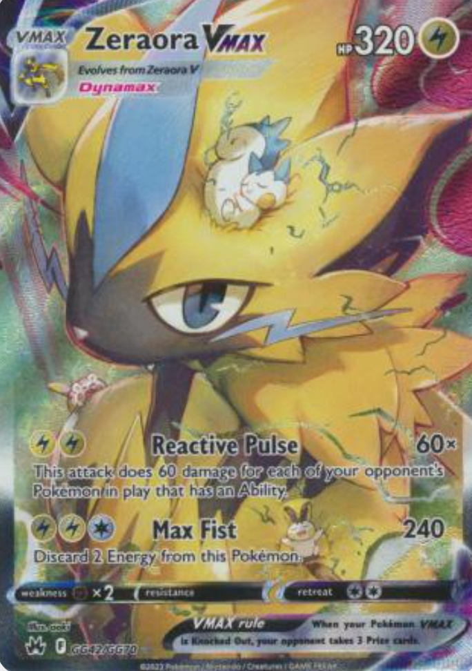 Zeraora VMAX - GG42/GG70 - Ultra Rare – Essential Cards