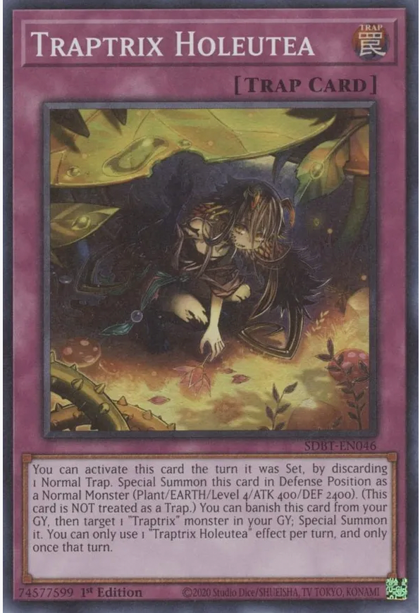 Traptrix Holeutea - SDBT-EN046 - Super Rare 1st Edition – Essential Cards