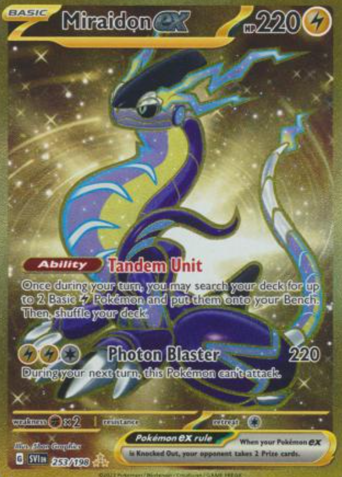 Miraidon ex - 253/198 - Gold Secret Rare – Essential Cards