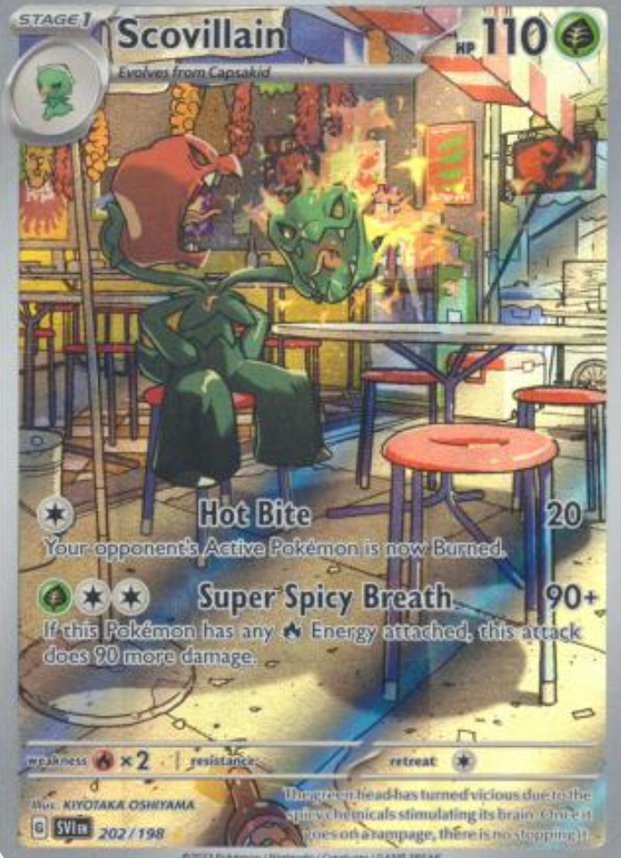 Scovillain - 202/198 - Illustration Rare – Essential Cards